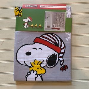 Peanuts | Bath | Peanuts Snoopy Christmas Shower Curtain | Poshmark